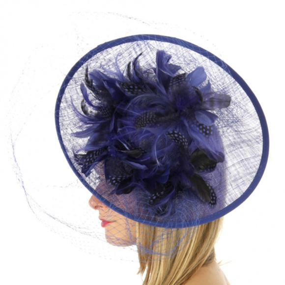 Accessories | Veil Feathers Fascinator Hat | Poshmark
